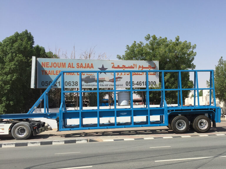 A Frame Semi Trailer - Nejoum Al Sajaa Trailers